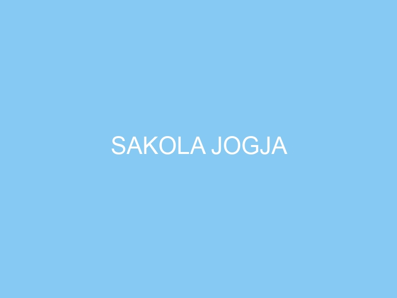Sakola Jogja - exploreyogya.com