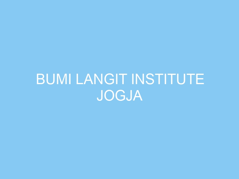 Bumi Langit Institute Jogja - exploreyogya.com