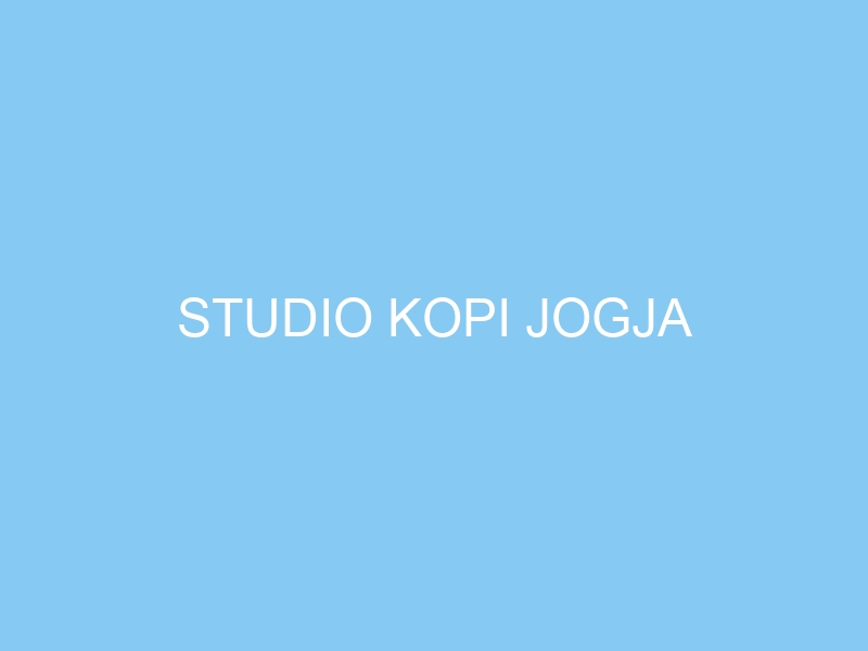 Studio Kopi Jogja - exploreyogya.com