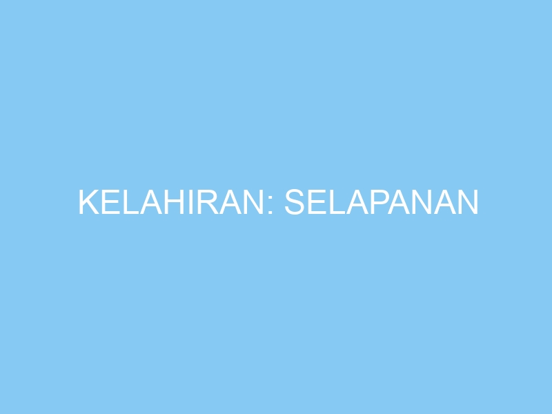 Kelahiran: Selapanan - exploreyogya.com