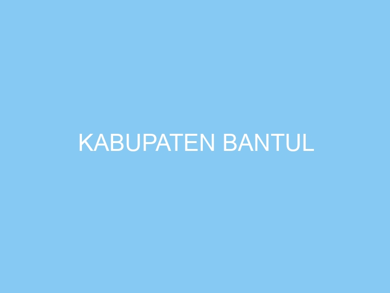 Kabupaten Bantul - exploreyogya.com